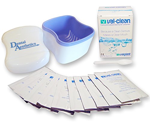 Val-Clean Sachets & Denture Bath – 12 Sachets 1 Years Supply Valplast ...