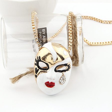 Featured Product: Golden Drama Theatrical Crying Opera Mask Necklace ...