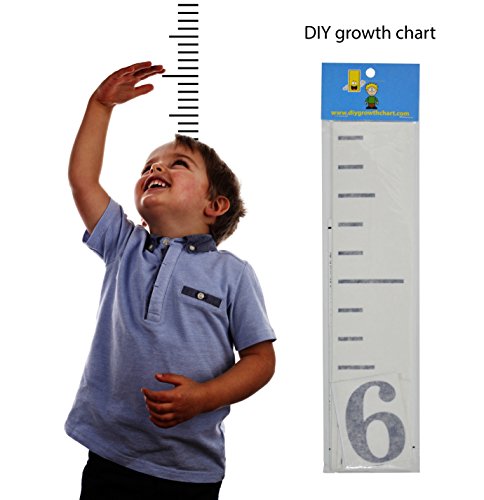 Personalized DIY Growth Chart Ruler Decal Kit for Wall or Do-It ...