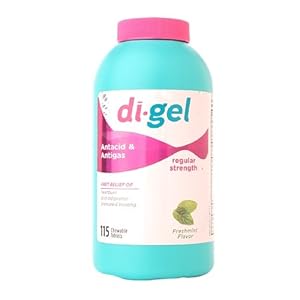 Amazon.com : Di-gel Antacid and Antigas Chewable Tablets Regular ...