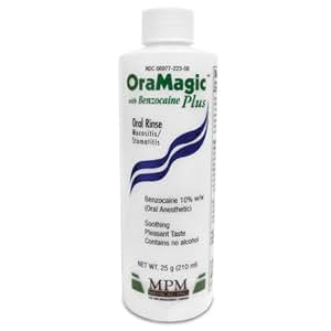 Amazon.com: MPM OraMagic Plus w/Benzocaine - 8oz: Health & Personal Care