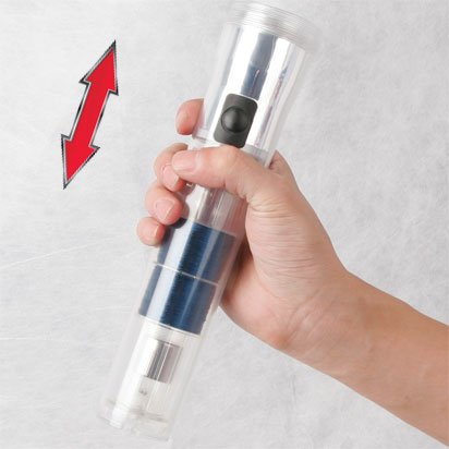 SOS Beam Emergency Shake Flashlight with 3 Super Bright LEDs ...