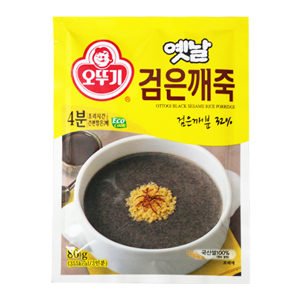Amazon.com : Ottogi Black Sesame Rice Porridge (3 servings) 오뚜기 옛날 검은깨죽 ...