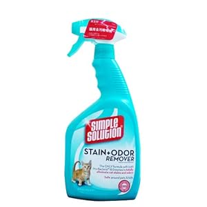 Amazon.com : Simple Solution Cat Stain & Odor Remover, 32 Ounce Spray ...