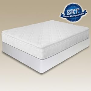 10″ Sleep Master Supreme Pillow Top Spring Mattress & | Bedroom ...