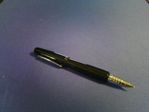 Foray Focus Black Alum Fountain Pen | foray pens