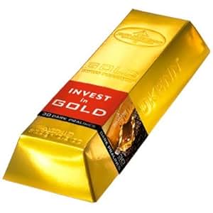 Amazon.com : Goldkenn Fine Swiss Chocolate - Dark Chocolate Gold Bar 10 ...