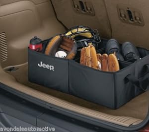 Amazon.com: Mopar 82208566 OEM Collapsible Cargo Tote with Jeep Logo ...