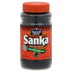 Amazon.com : Maxwell House Sanka Instant Coffee, Decaffeinated, 8 oz ...