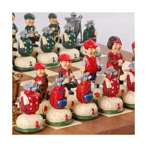 Golf Themed Chess Set - GolfBlogger Golf Blog