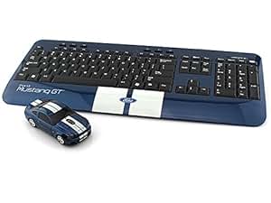 Amazon.com: Ford Mustang GT Wireless Computer Keyboard and Mouse ...