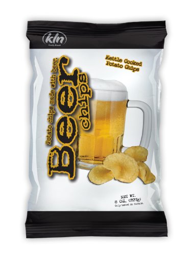 Beer Chips Kettle Chips, 8 Ounce (Pack of 12) Food, Beverages Tobacco ...