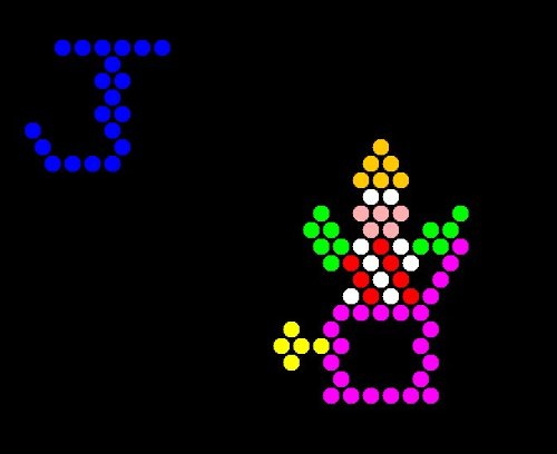 Lite Brite Refill: Letters (26 SQUARE SHEETS) | Life Skills Toys