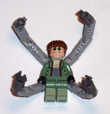 Doc Ock- Lego Spiderman 2 Minifigure: Dr. Octopus @ niftywarehouse.com ...