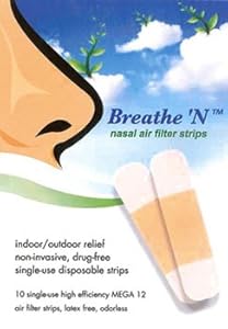 Amazon.com: Breathe'N nasal air filter strips: Health & Personal Care