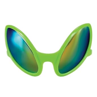 Amazon.com: Alien Close Encounter Glasses - Eyewear-Sunglasses ...