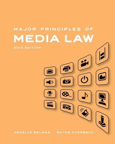 Major Principles of Media Law, 2012 Edition online - Kotaro