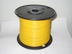 Amazon.com: Duplex 22 AWG Gauge Solid Copper Pvc Insulated Wire 2- 500 ...