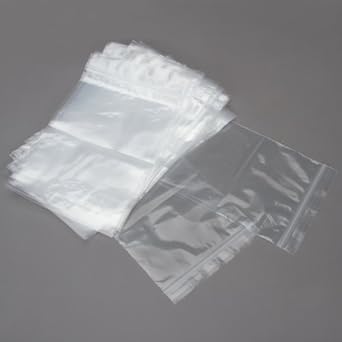 Plastic Bags, Self-Locking, 4 x 6", Pack of 100: Science Lab Sample ...