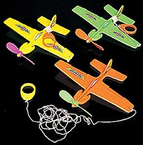 Amazon.com: Plastic Airplanes On A String per Dozen: Toys & Games
