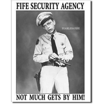 Barney Fife Tin Sign - FindGift.com