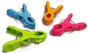Amazon.com - WIM Plastic Jumbo Easel Clips Clamps 4pk