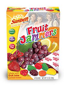 Amazon.com : Sunbelt Fruit Jammers, 7.2oz : Gummy Candy : Grocery ...