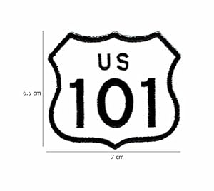 Amazon.com : Us 101 Highway 101 Sign Logo 002 : Office Products