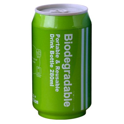 缶の形をしたタンブラー「Biodegradable 」 – no theme.