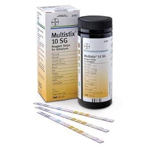 Bayer Multistix 10SG Urine Reagent Test Strips - 100: Amazon.co.uk ...