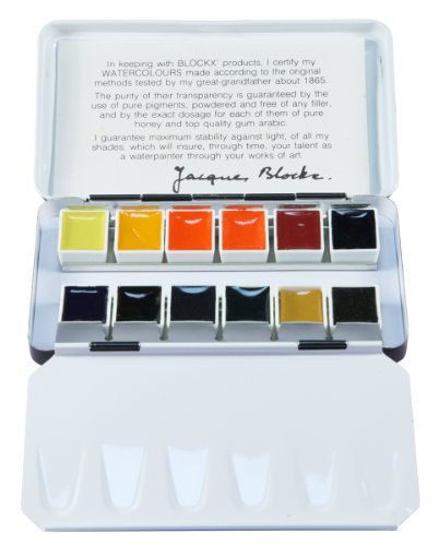 Review: Blockx 12 Half Pan Watercolor Set | Parka Blogs