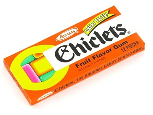 Chiclets Fruit Flavor Gum, 12 Piece (Pack of 20) Food, Beverages ...