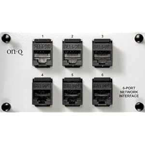 On-Q/Legrand 6-Port Patch Panel