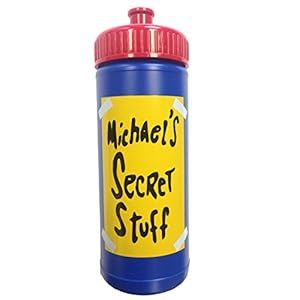 Amazon.com : Michel's Secret Stuff Water Bottle Space Jam Michael ...