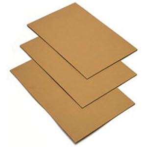 Single Wall Corrugated Cardboard A4 Size Sheets (310mm x 210 mm x 3mm ...