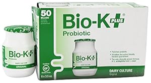 Amazon.com: Bio K Plus Probiotic Dairy Culture CFUS Supplement ...