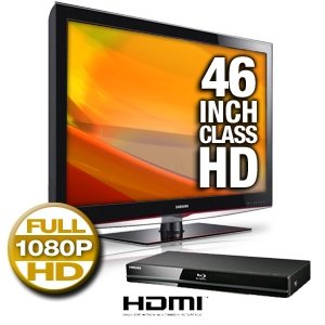 Black Friday Cheap Samsung LN46B550 46" TOC LCD HDTV Blu-ray Bundle