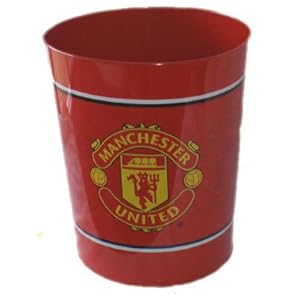 Manchester United FC Bin / Trash Can - Football Gifts: Amazon.co.uk ...