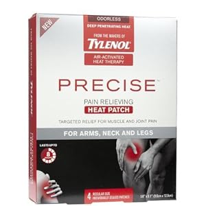 Amazon.com: Tylenol Precise Pain Relieving Heat Patch-4ct: Health ...