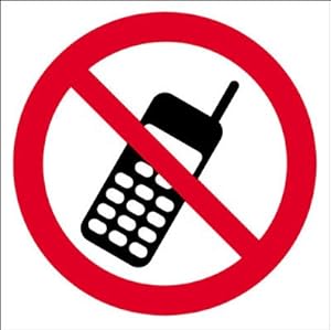 Safety Sign - No Mobile Phones Symbol: Amazon.co.uk: Kitchen & Home
