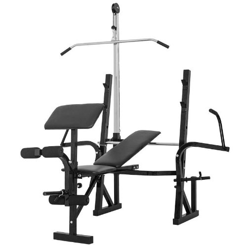 Universal Weight Bench with Lat Station | Nakosite