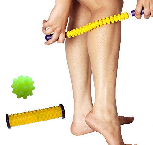 Flexible Calf Segmental Roller for relieving Muscle Pain, Soreness ...
