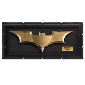 Amazon.com: Batman The Dark Knight Batarang Prop Replica With Display ...