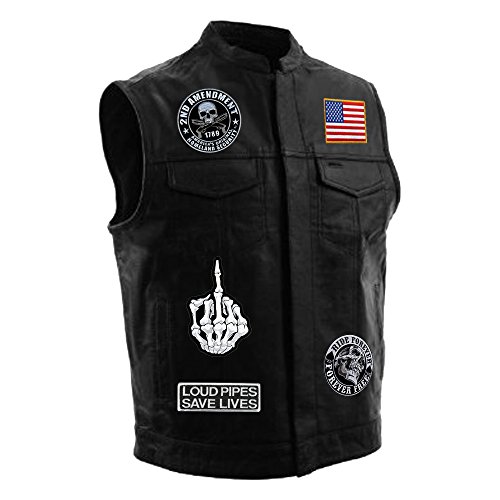 Outlaw Biker Jacket Patches