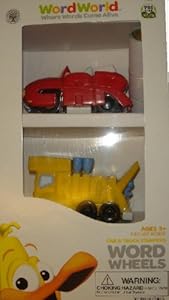 Amazon.com: WordWorld Word Wheels - Car and Truck Stampers: Toys & Games