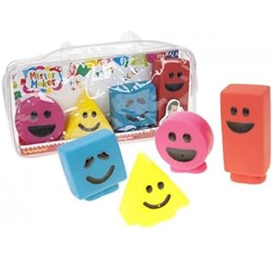 MISTER MAKER BATH SQUIRTER SHAPES FULL SET IN A PLASTIC CARRY CASE ...
