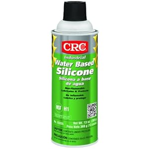 CRC Heavy Duty Water Based Silicone Lubricant, 13 oz Aerosol Can, Milky ...