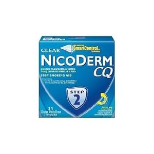 Amazon.com: NicoDerm CQ Step 2 - 3 Week Kit - 21 Clear Nicotine Patches ...
