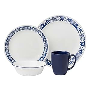 SALE! Corelle Livingware 16-Piece Dinnerware Set, True Blue, - Best ...
