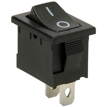 SPST Miniature Rocker Switch: Wall Light Switches: Amazon.com ...